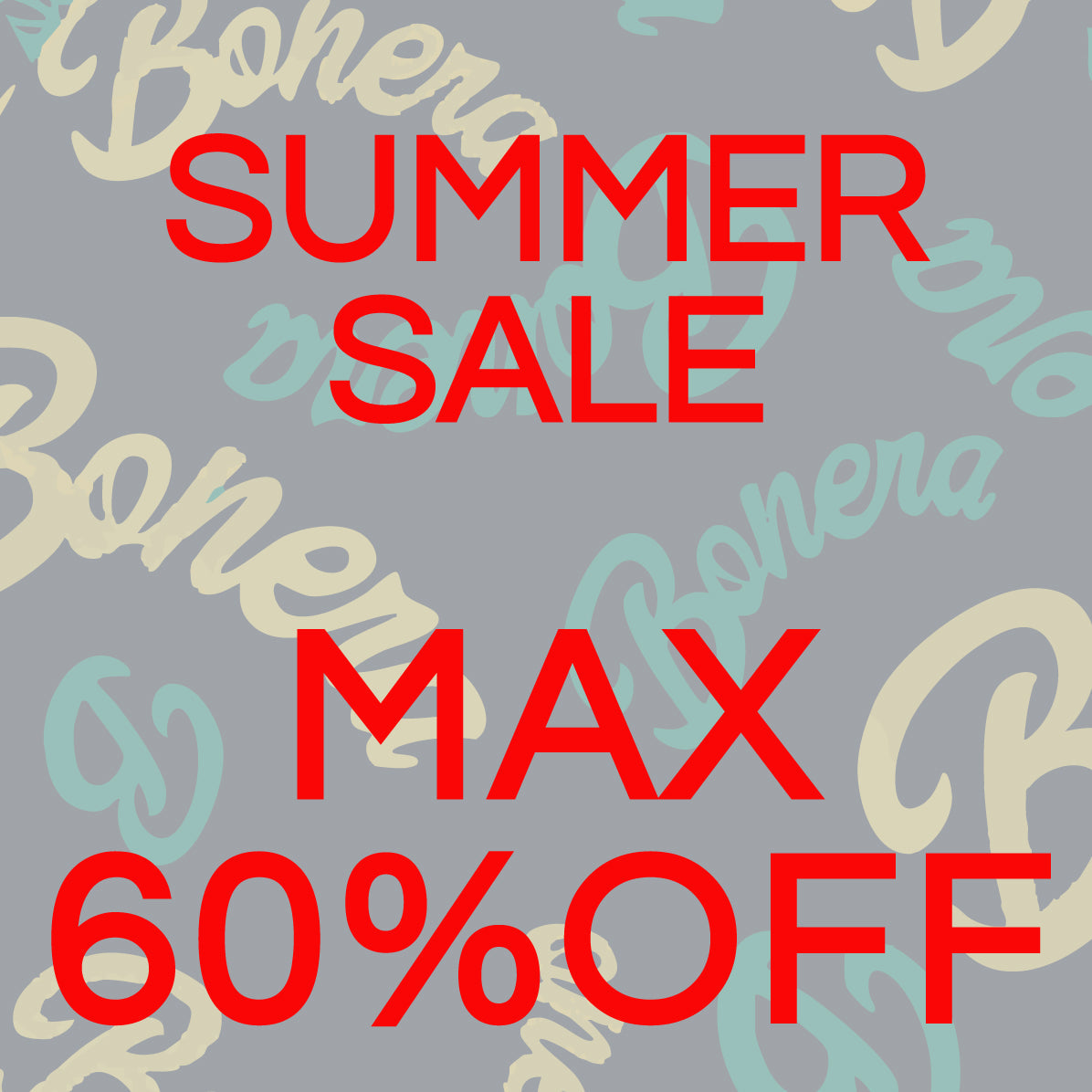 25SS SALE – bonera ONLINESTORE